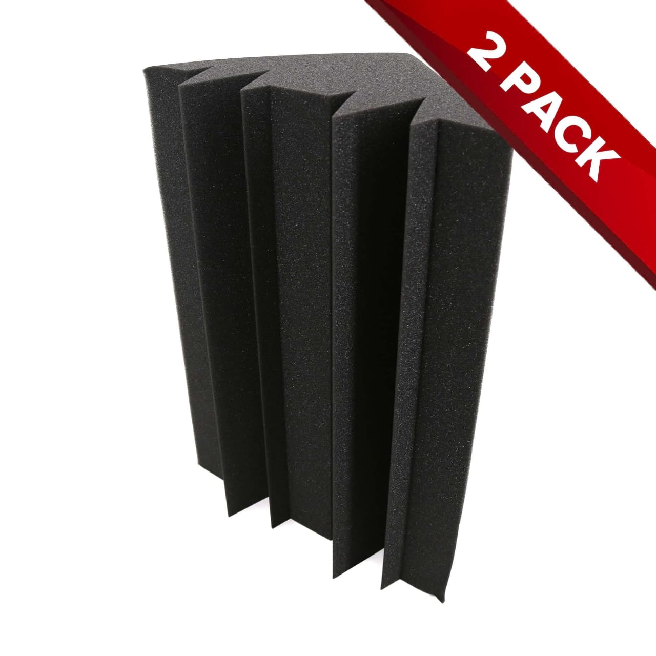 Studio Bass trap Sound Absorption Foam 2Pack Low Frequency ...